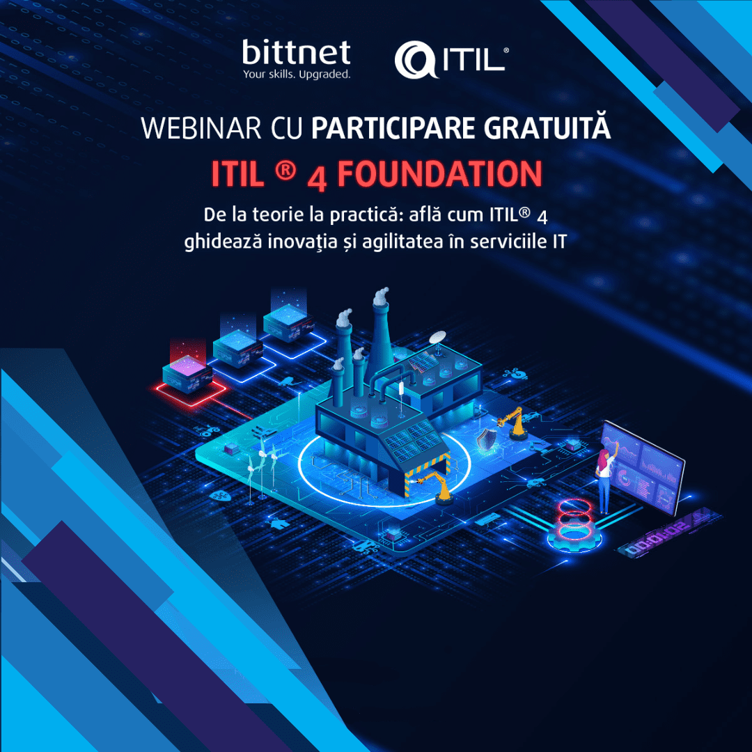 Curs ITIL Introductiv- Gratuit On-Demand - Bittnet Training
