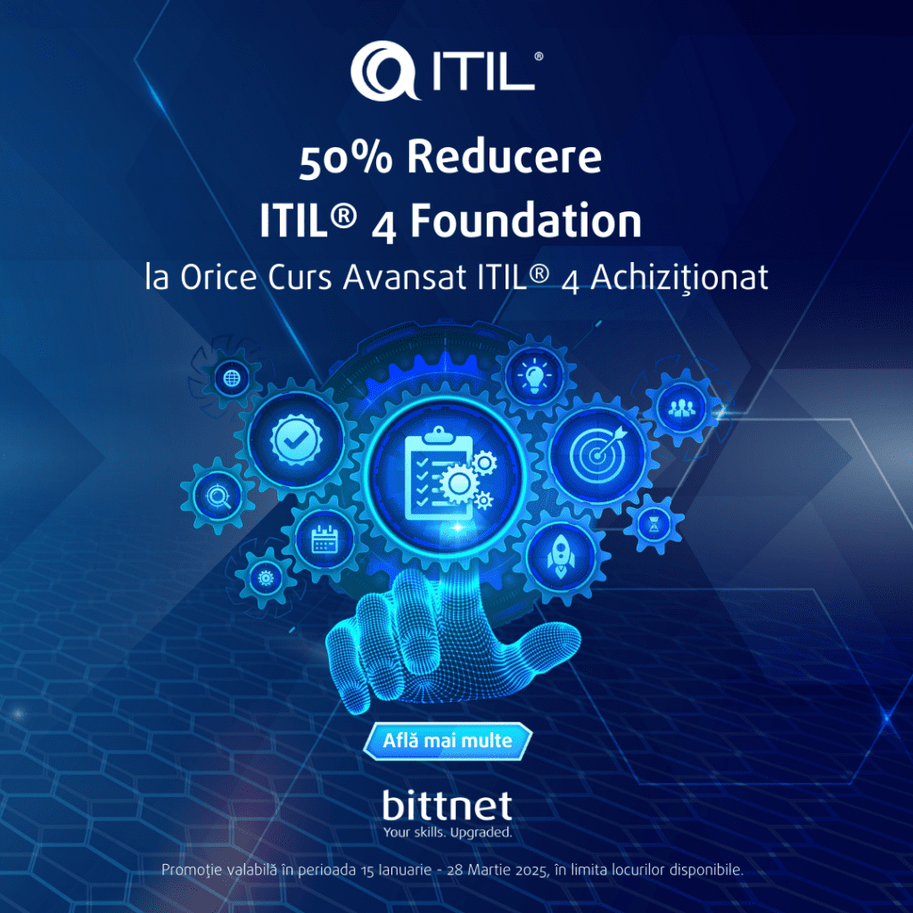 Take advantage of 50% Discount for the course ITIL® 4 Foundation ...