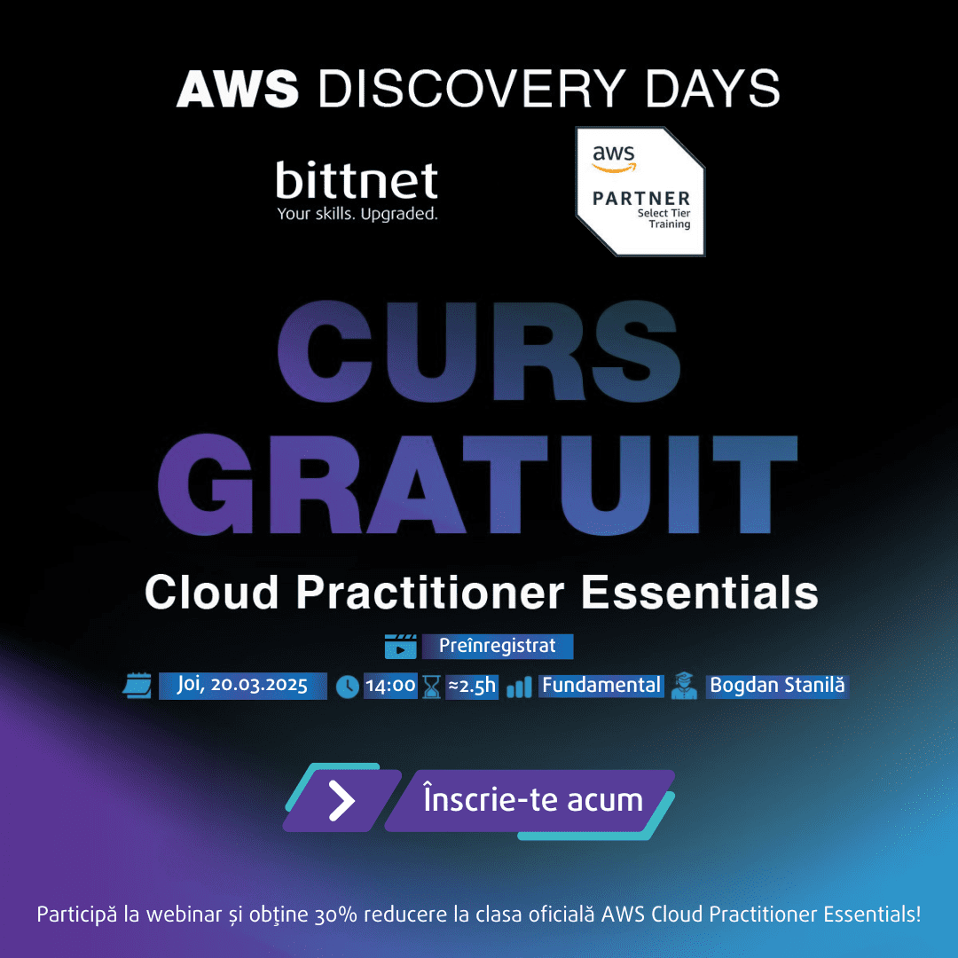 AWS Discovery Days - AWS Cloud Practitioner Essentials - Bittnet Training